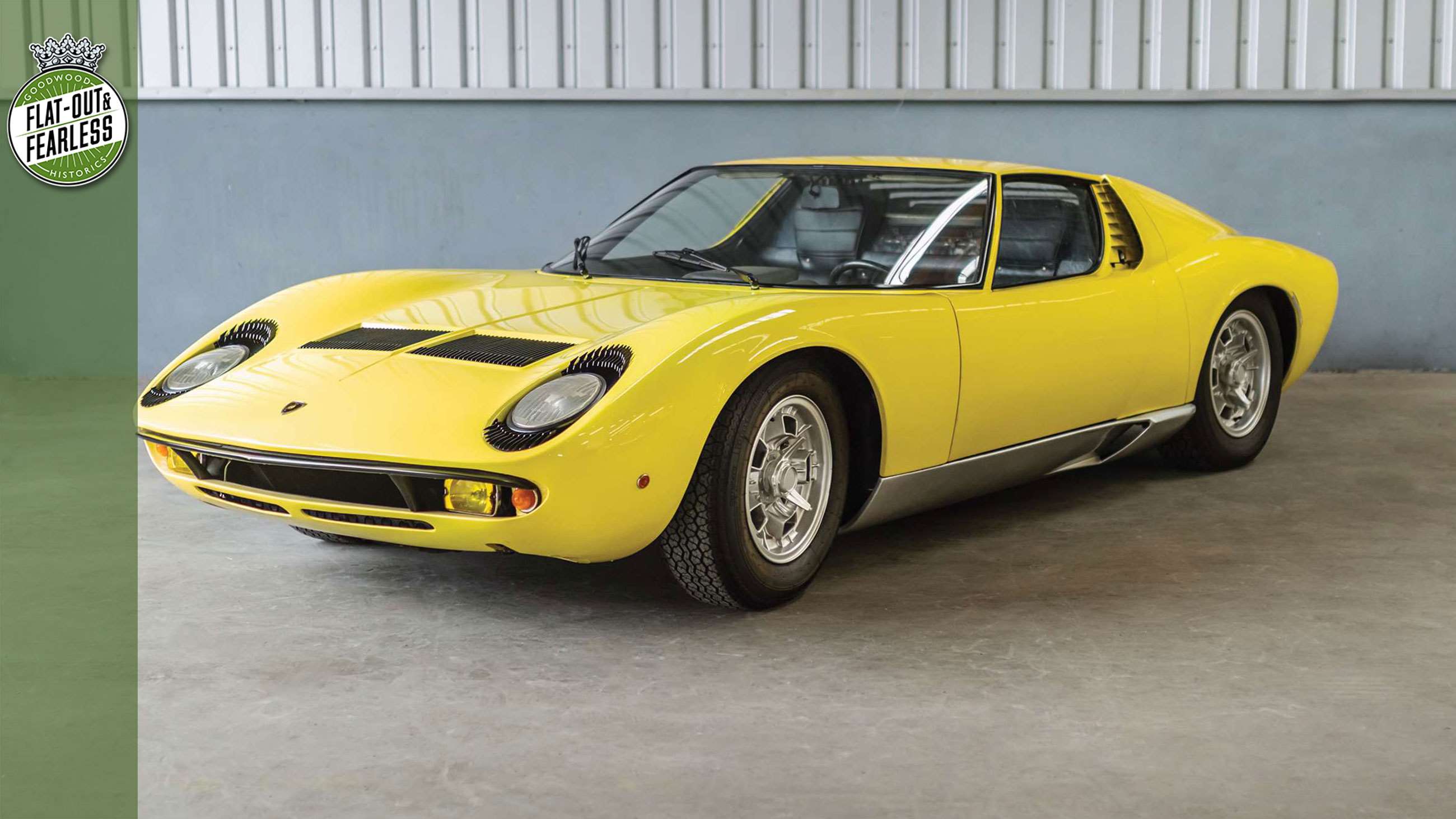 For sale: the £1,000,000 Lamborghini Miura that lived in a shed