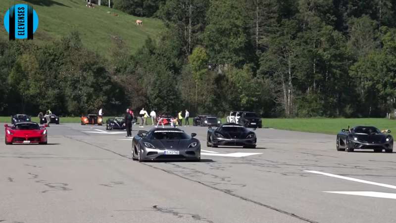 [Video] Every Koenigsegg model on a runway | GRR