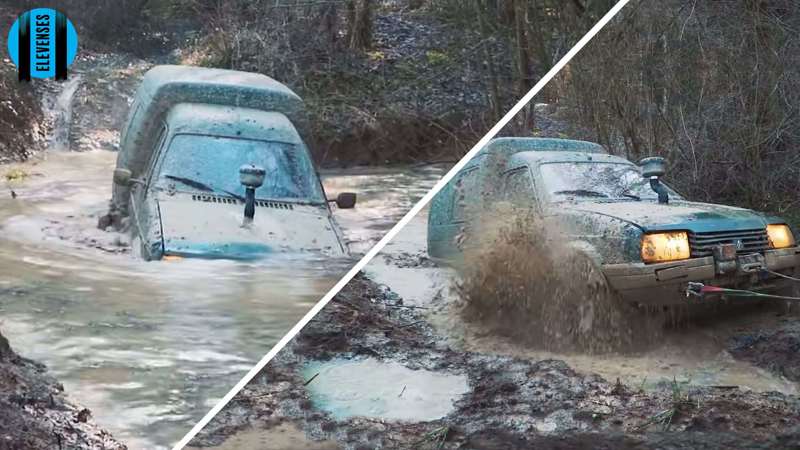 [Video] Citroën C15 in off-road beast mode | GRR