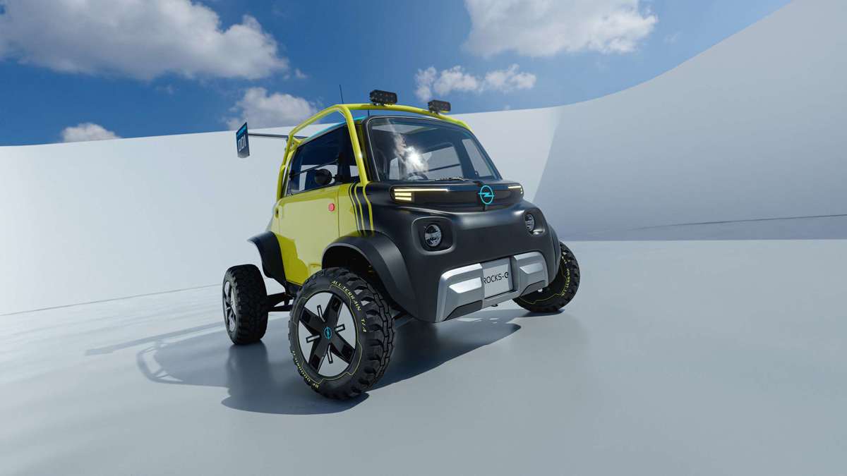 Wild Opel Rocks e-xtreme takes the Citroën Ami off-road | GRR