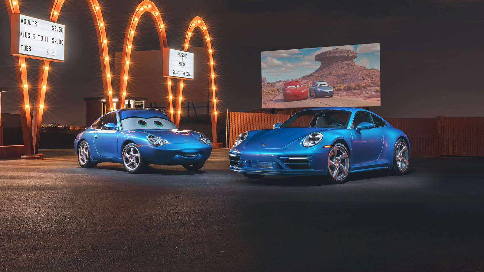 Porsche recreates iconic Sally Carrera from Cars for charity | GRR