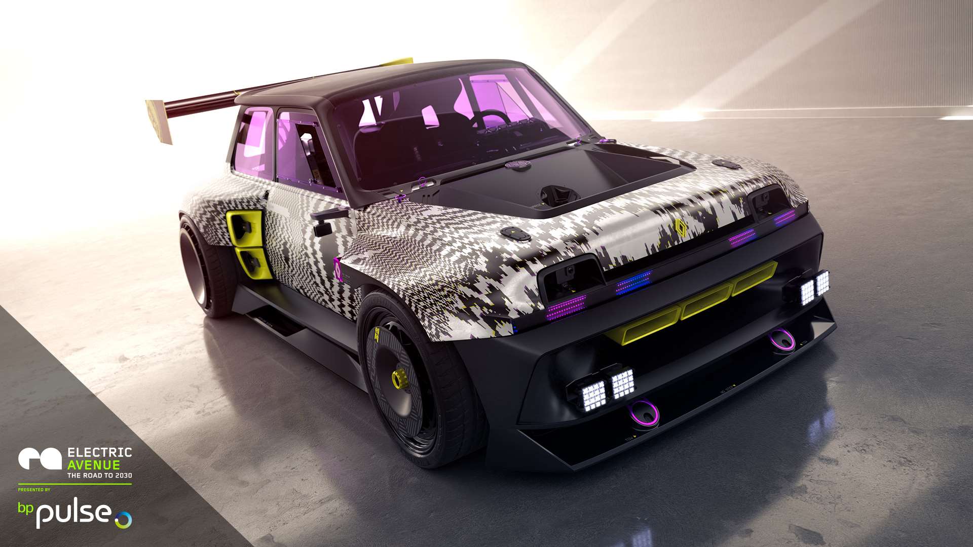 Renault teases incredible cyberpunk R5 Turbo concept | GRR