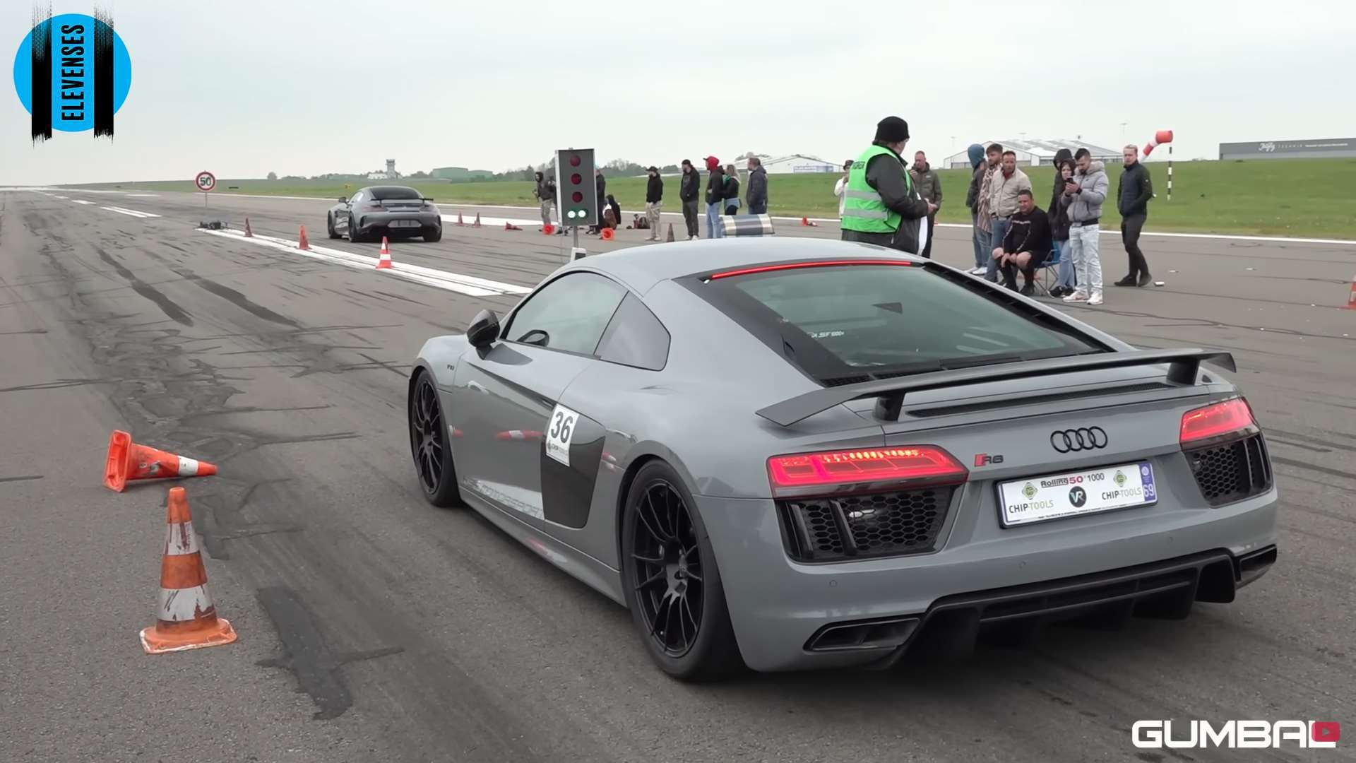 [Video] 1,000PS Audi R8 vs 850PS AMG GT in crazy drag race | GRR