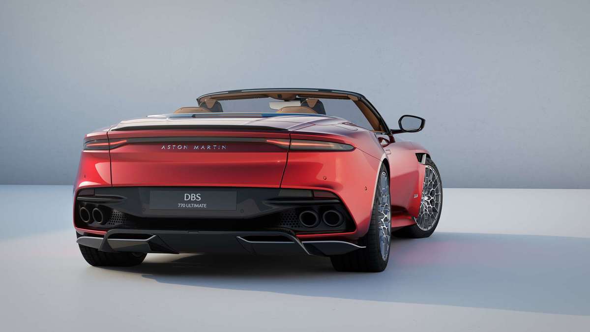 The Aston Martin DBS 770 Ultimate Volante is the ultimate open-top GT