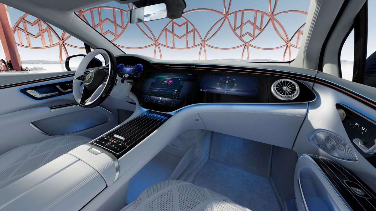 The Mercedes-Maybach EQS SUV is the the luxury brand's first EV | GRR