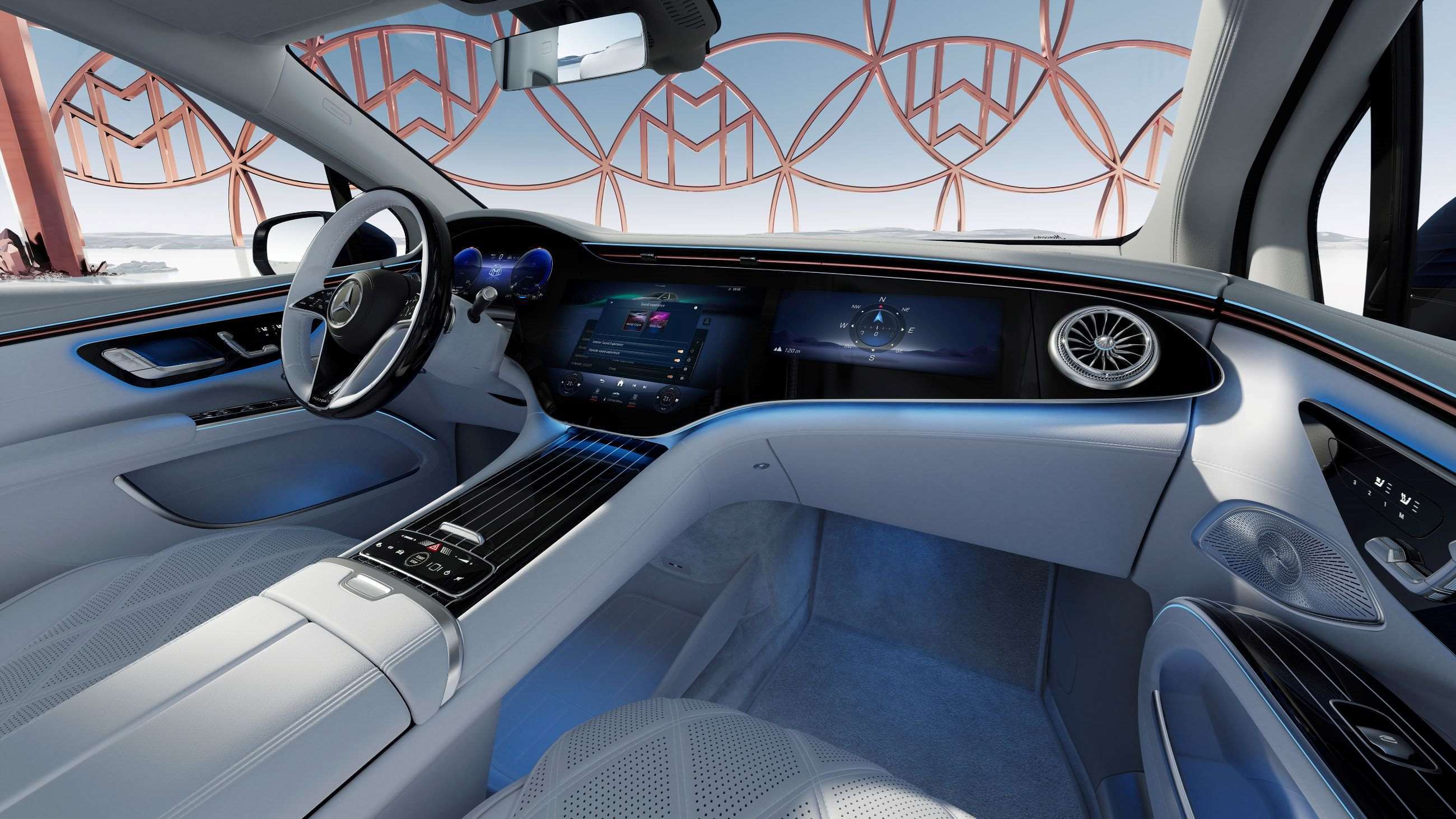 The Mercedes-Maybach EQS SUV is the the luxury brand's first EV | GRR