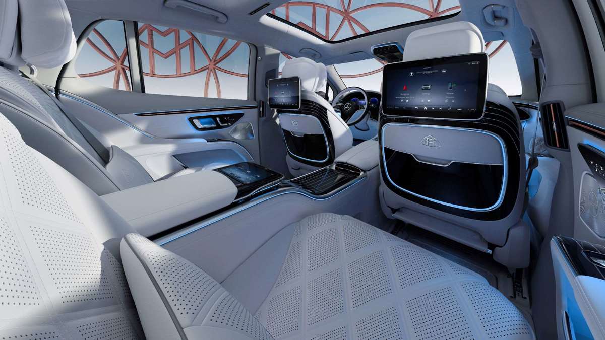 The Mercedes-Maybach EQS SUV is the the luxury brand's first EV | GRR