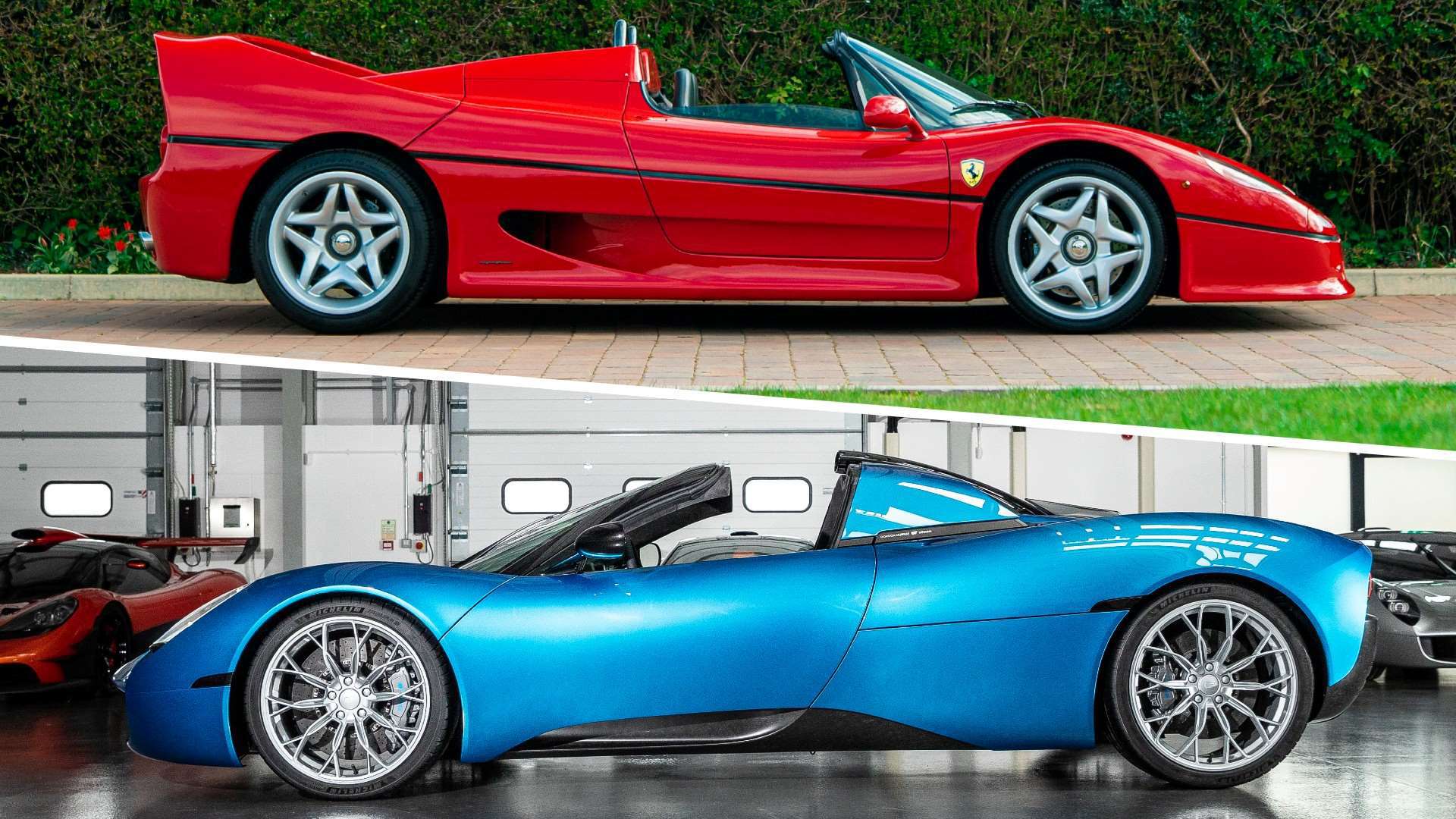 5 times the world's most beautiful hypercars went topless