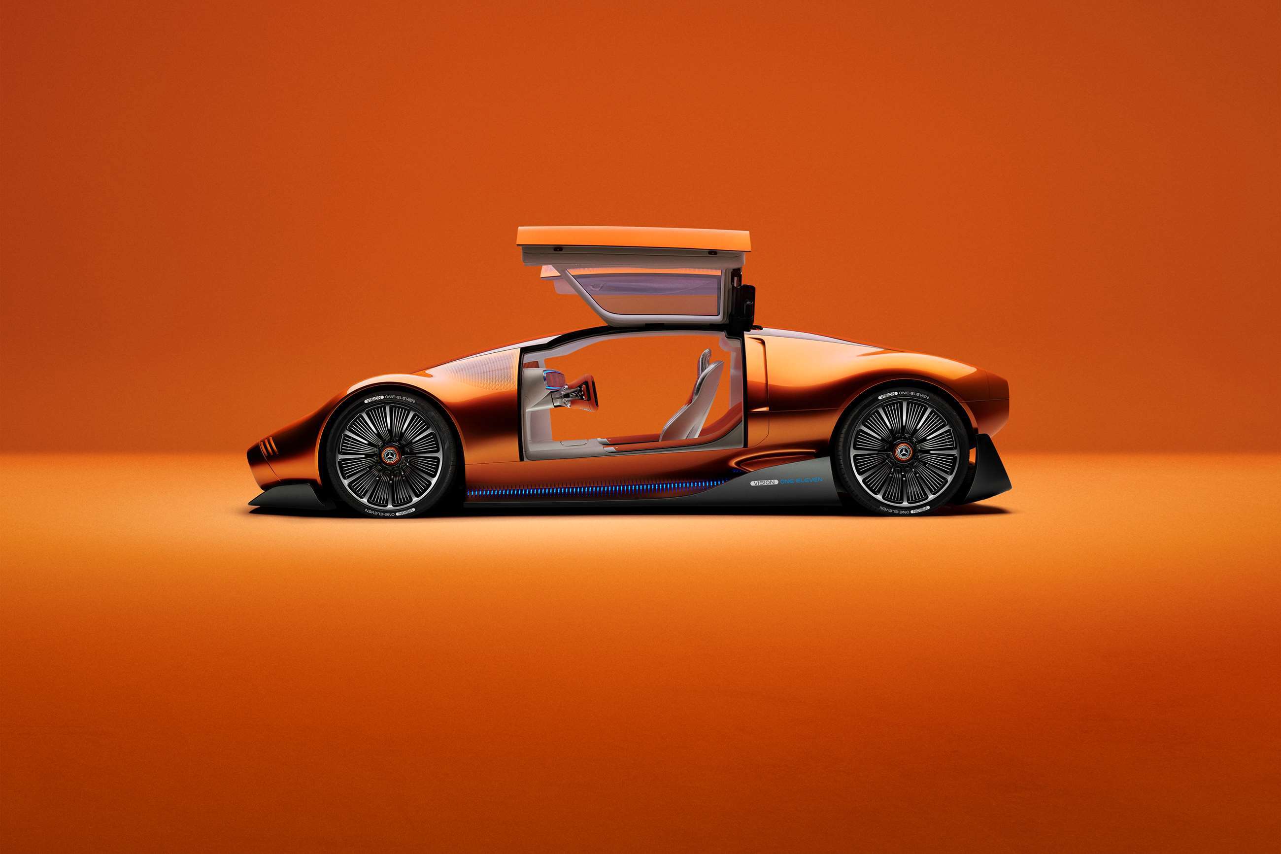 Mercedes’ Vision One-Eleven gullwing concept is a new C111 | GRR