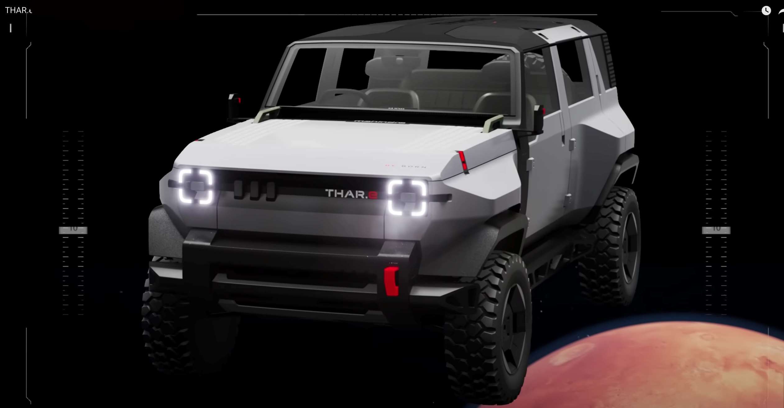 Mahindra Thar.e previews a chunky retro SUV | GRR