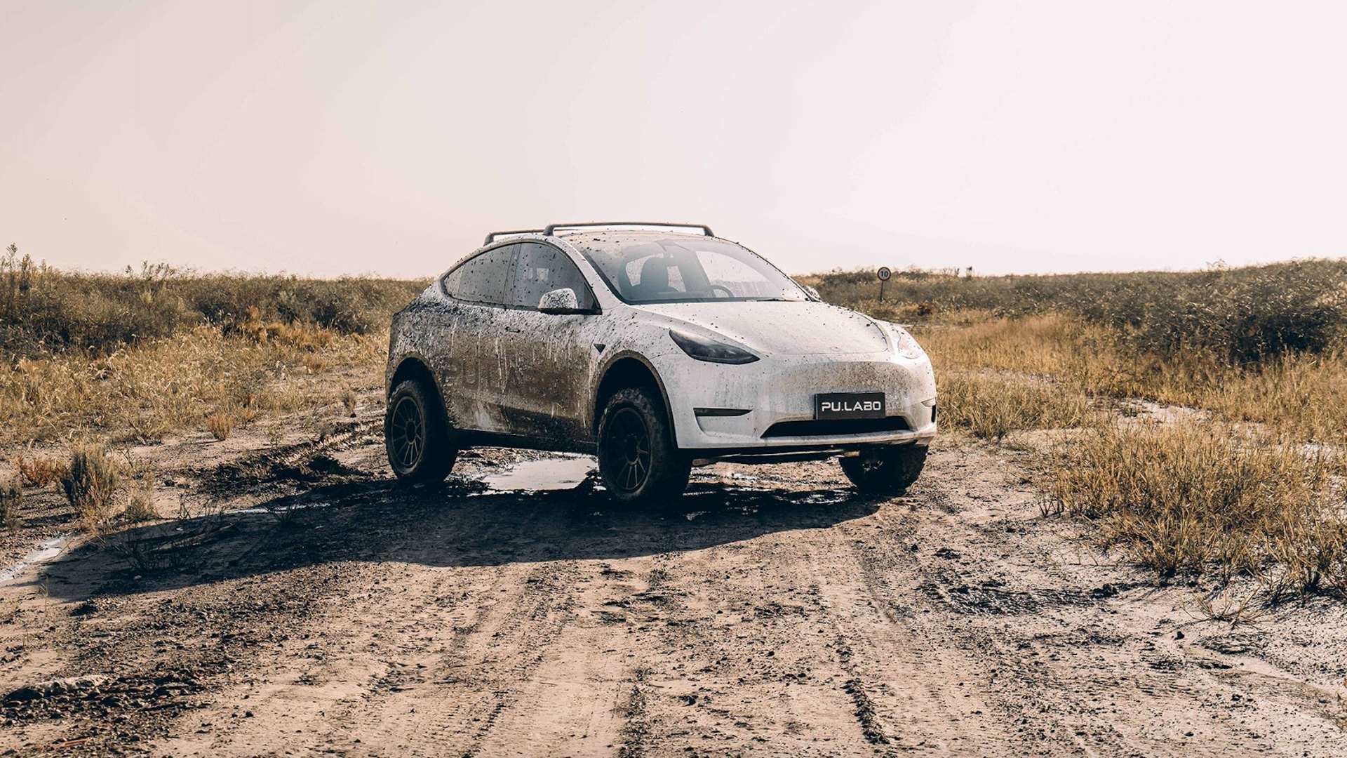 Lifted Tesla Model Y is a metropolitan mudder | GRR