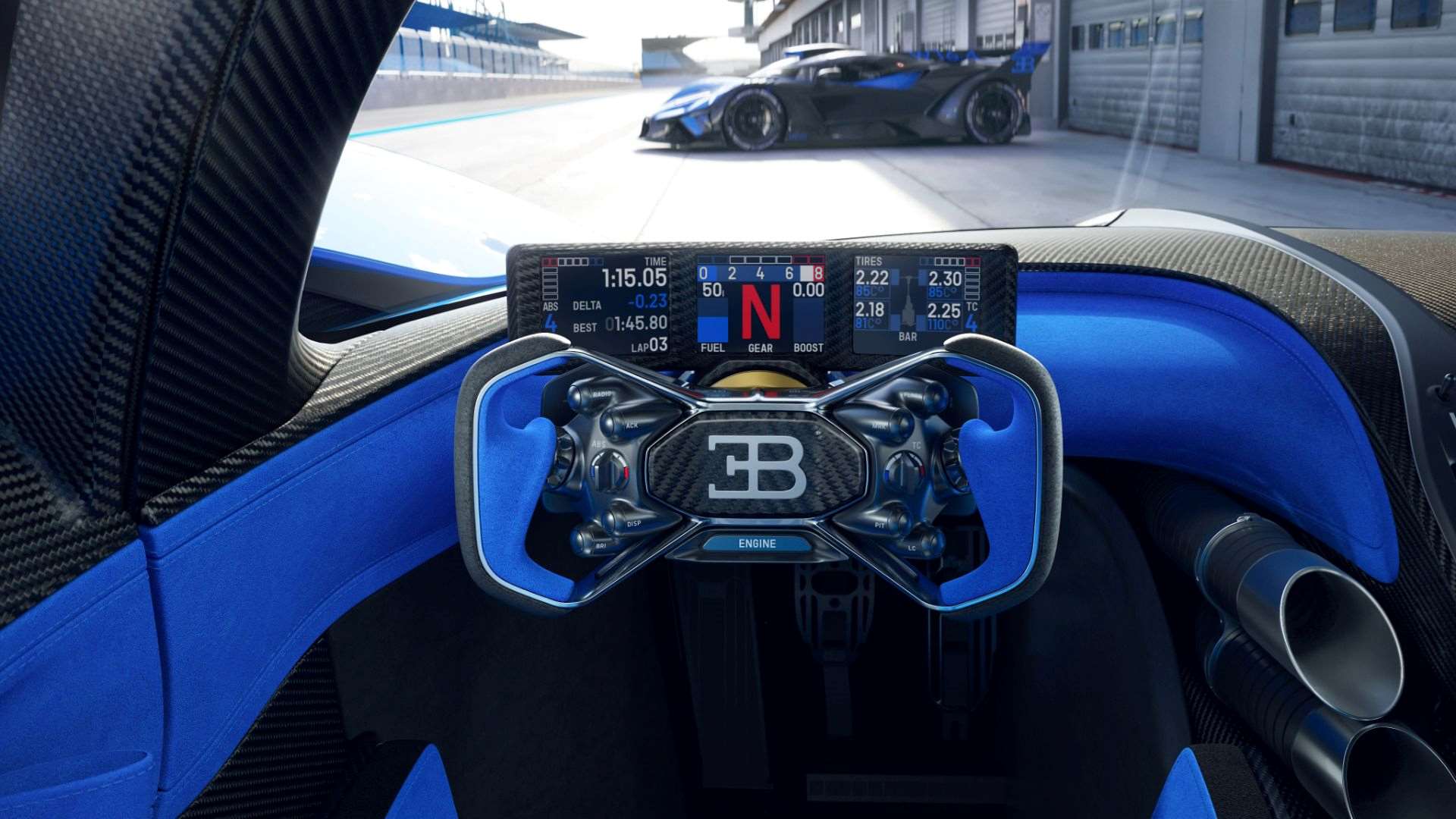 The £3.3million Bugatti Bolide's interior is absolutely nuts | GRR