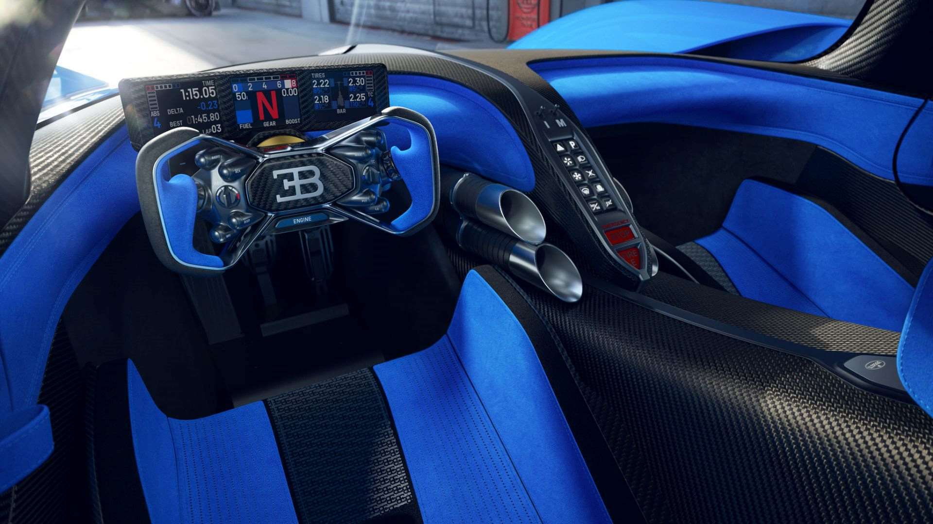 The £3.3million Bugatti Bolide's interior is absolutely nuts | GRR