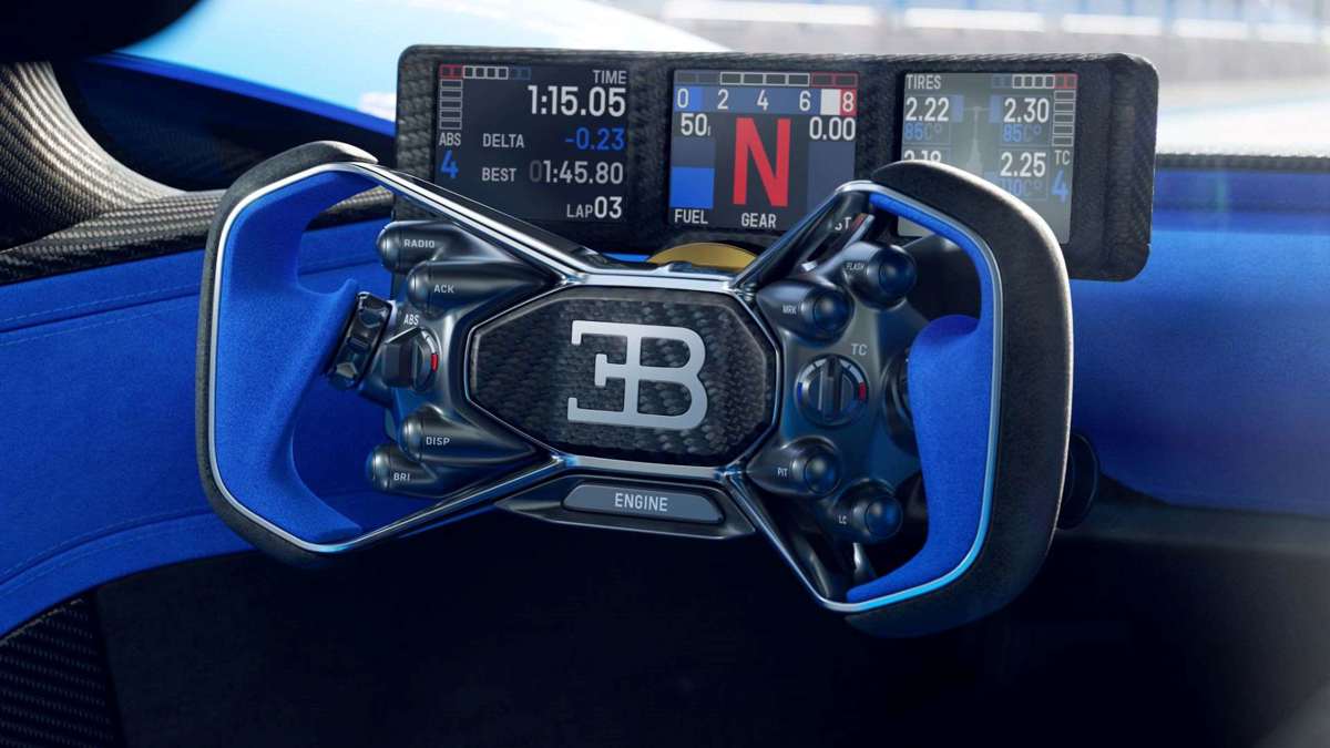 The £3.3million Bugatti Bolide's interior is absolutely nuts | GRR
