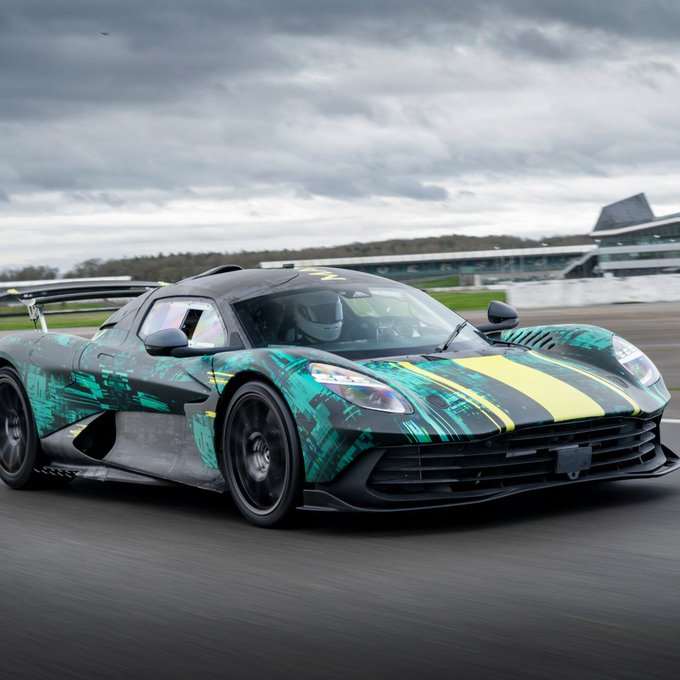 Aston Martin Valhalla emerges with new rear wing | GRR