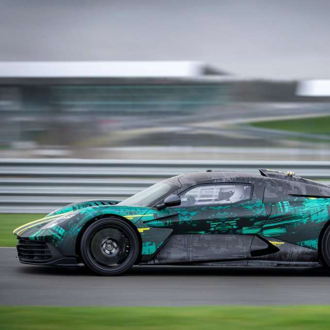 Aston Martin Valhalla emerges with new rear wing | GRR
