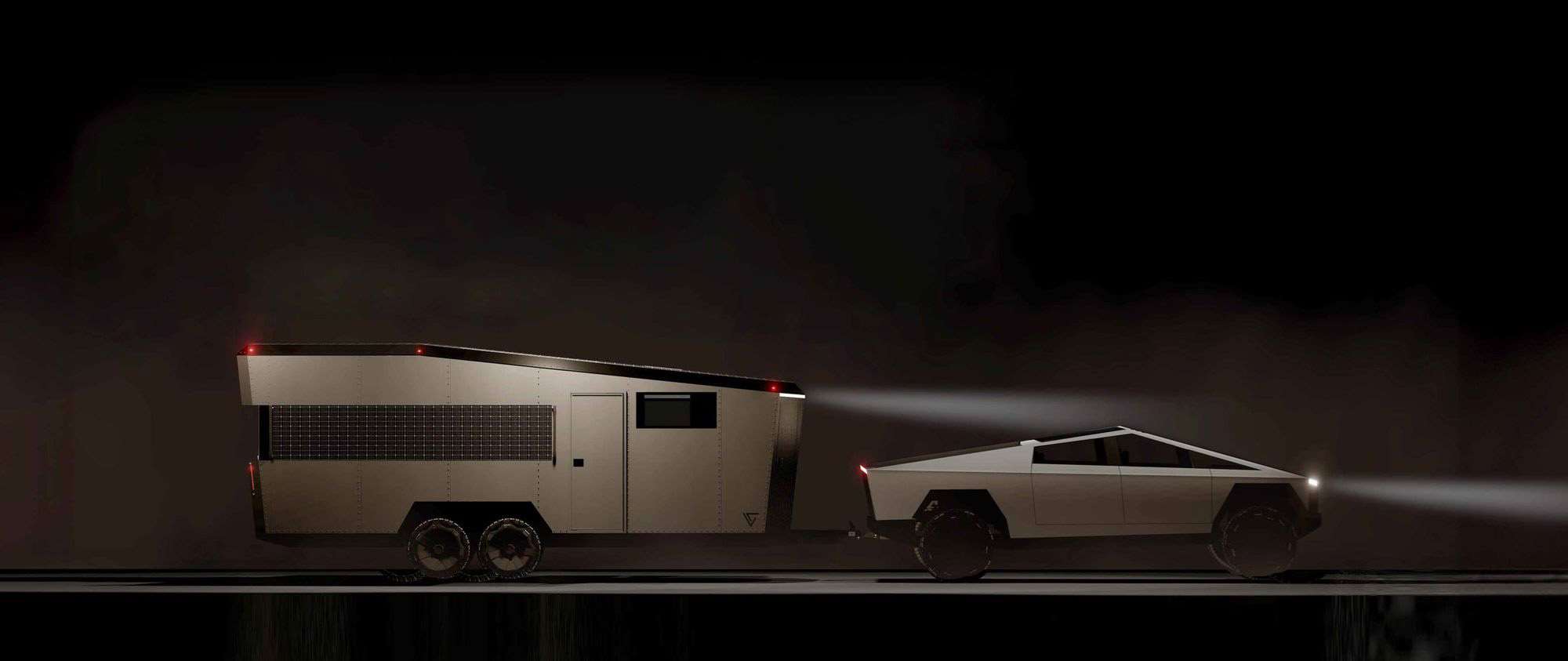 Self-sufficient CyberTrailer is the ultimate Cybertruck add-on | GRR