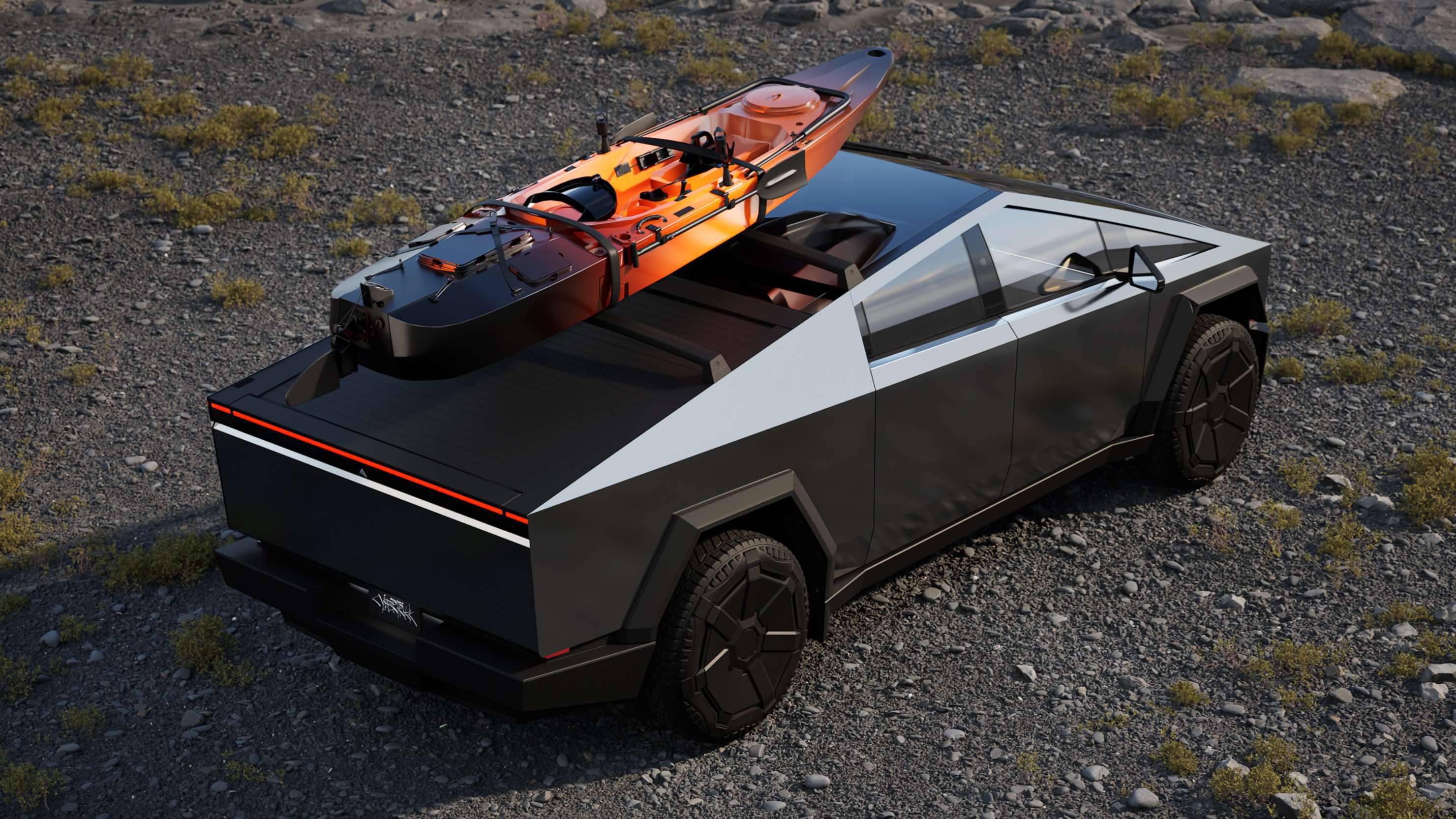 Self-sufficient CyberTrailer is the ultimate Cybertruck add-on | GRR