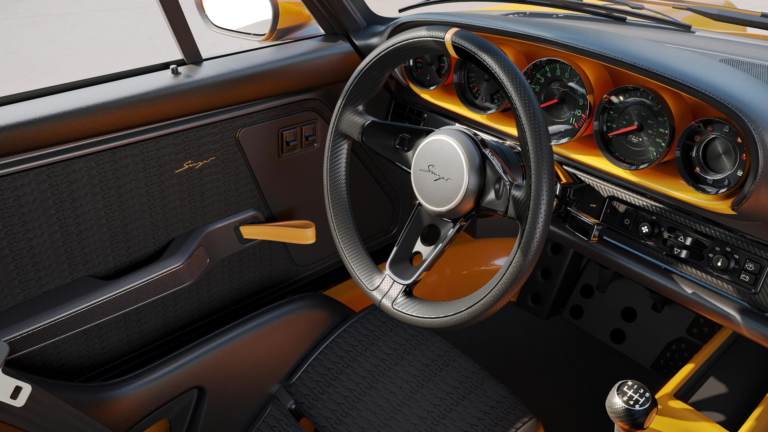 Singer has given the 911 Carrera Coupe whale tail and a 8,000rpm ...