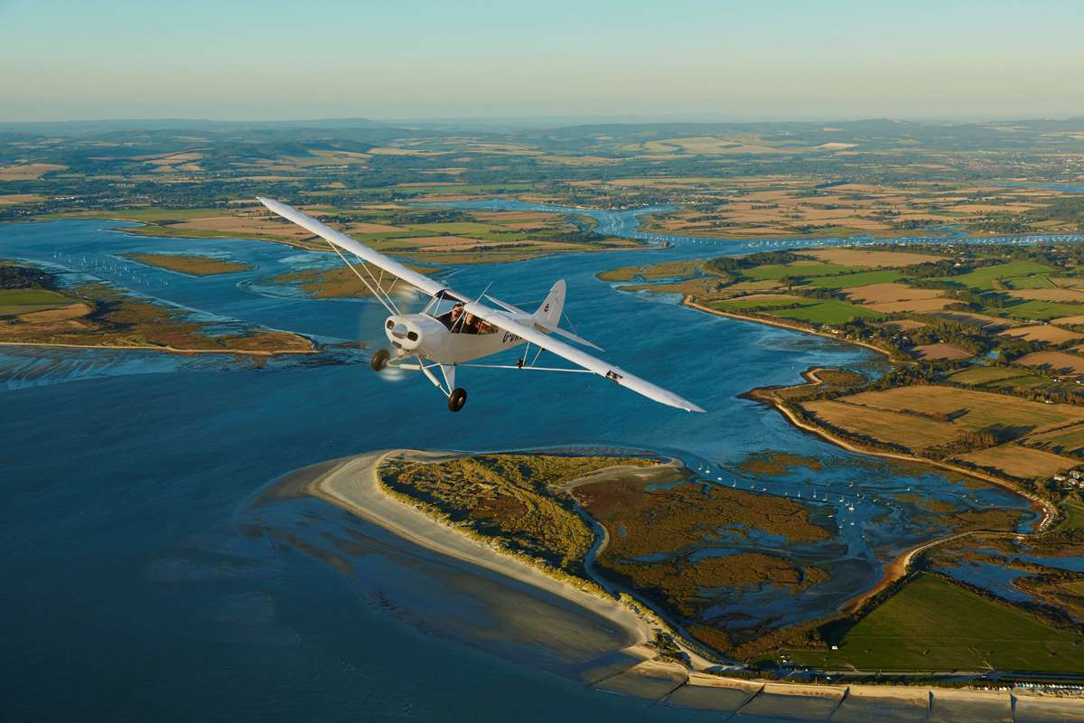 Piper Super Cub Lessons West Sussex | Flying School at Goodwood