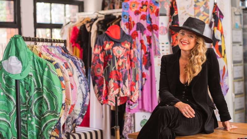 The Markel Magnolia Cup silks designer unveiled